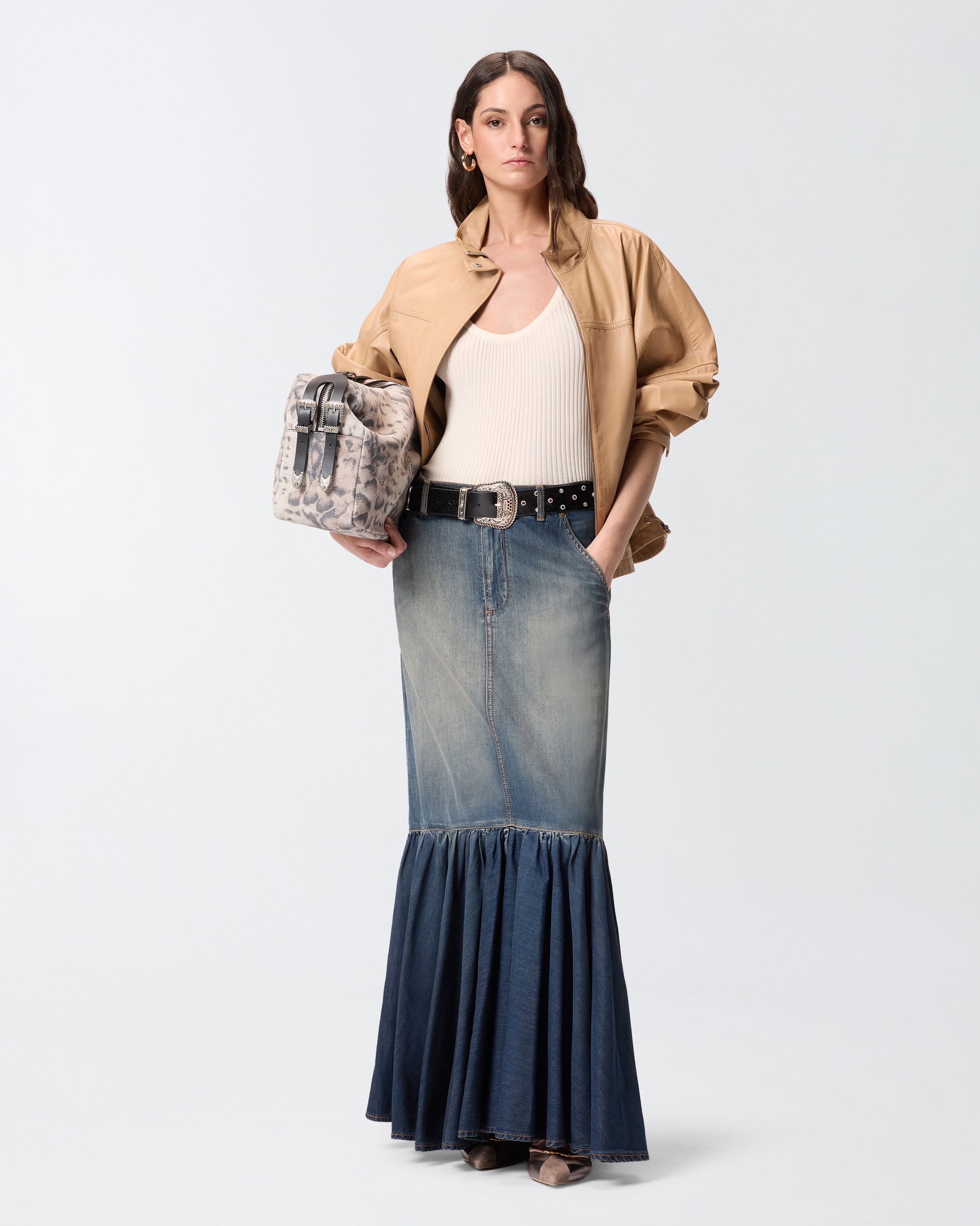 Blouson en cuir nappa | Pinko